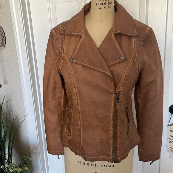 Max Studio | Jackets & Coats | Max Studio Carmel Moto Jacket Size Large ...